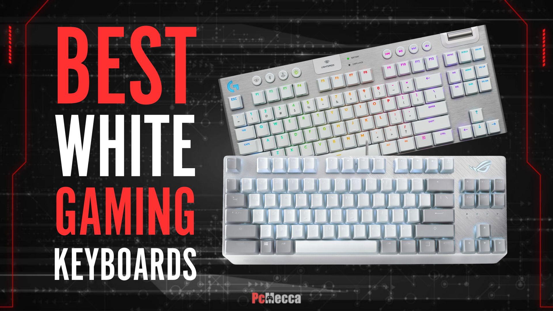 12 Best White Gaming Keyboards in 2024 (Rated & Reviewed)