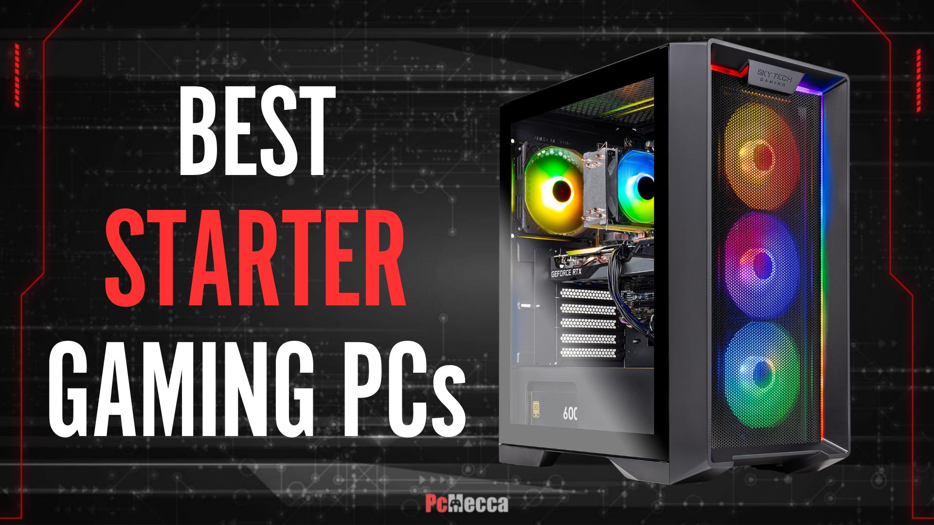 3 Best Starter PCs For Gaming in 2025 (Under $600, $800 & $1000) | PC Mecca